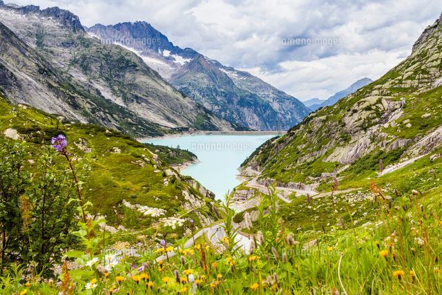 Lake, Grimsel Pass, Switzerland[11015298109]の写真素材・イラスト素材｜アマナイメージズ