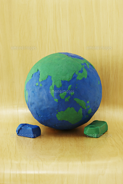 Plasticine Earth[11030042871]の写真素材・イラスト素材｜アマナイメージズ