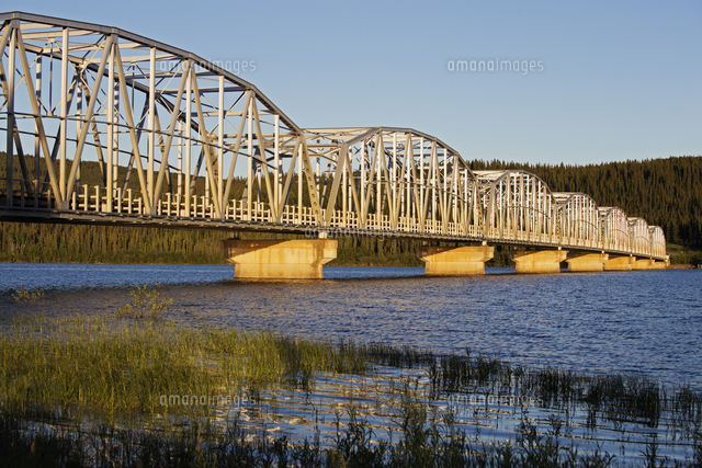 Nisutlin Bay Bridge, Teslin, Yukon, Canada[11030044286]の写真素材・イラスト素材｜アマナ ...