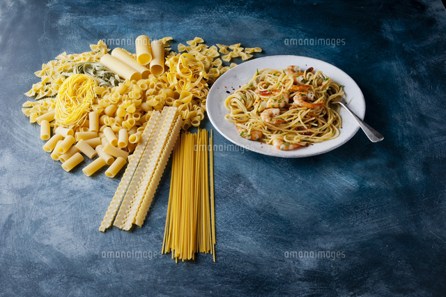 Dry/Cooked_Pasta[11047069818]の写真素材・イラスト素材｜アマナイメージズ