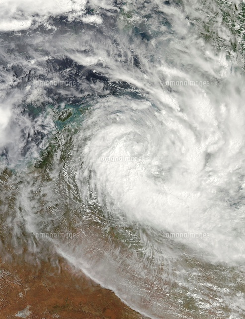 Tropical Cyclone Paul over Australia.[11079015458]の写真素材・イラスト素材｜アマナイメージズ