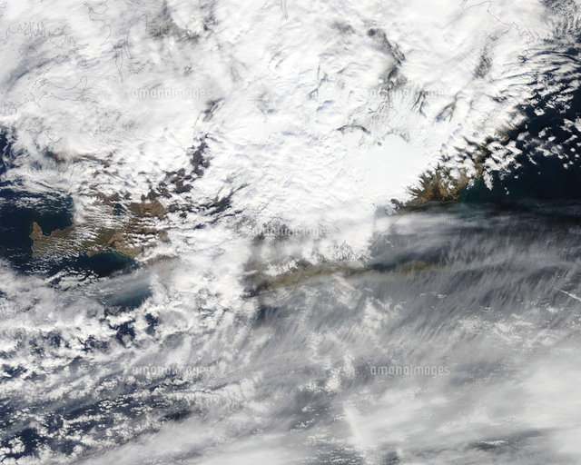 Ash plume from Eyjafjallajokull Volcano, Iceland.[11079020807]の写真素材 ...