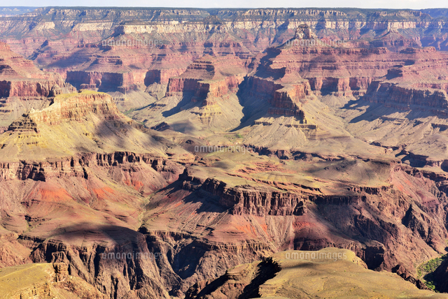 Eroded rock landscape, South Rim, Grand Canyon, Arizona[11102004367]の写真 ...