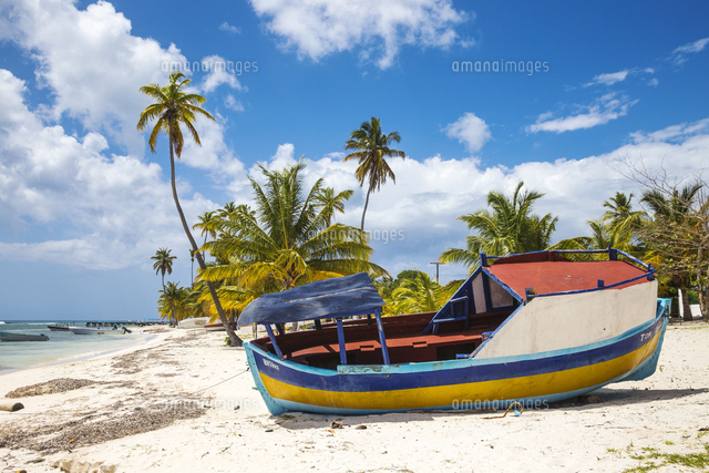 Mano Juan, a picturesque fishing village, Saona Island, Parque Nacional ...