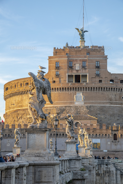 St. Angelo Bridge (Ponte Sant'Angelo) and Castel Sant'Angelo, UNESCO ...