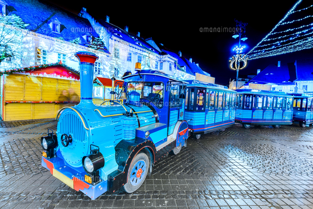 Sibiu, Romania. Winter tale at Christmas Market, largest in ...