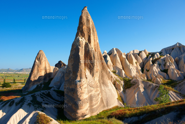 Fairy chimney tuff rock pillars formations of Goreme, Cappadocia ...
