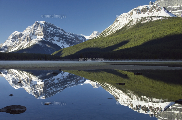 Upper Waterfowl Lake and Mount Patterson, Banff National Park, Alberta ...