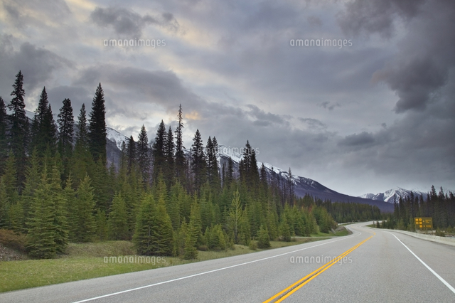 Banff-Windermere Highway (Kootenay Parkway) at Vermilion Crossing ...