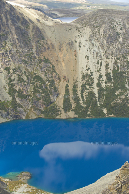 Alpine lakes in the Niut Range, British Columbia Coast Mountains ...