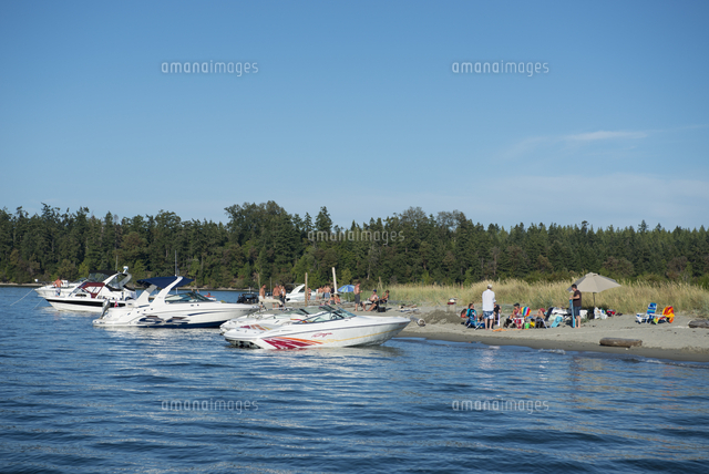 Sidney Spit, Sidney Island, Gulf Islands National Park, British ...