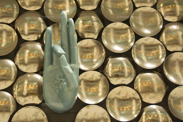 Mudra, hand statue , a symbolic hand gesture used in Hindu and Buddhist ...