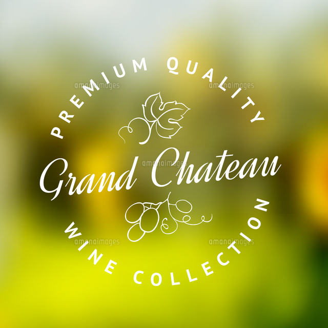 Logo of the famous winery chateau collection. Vector illustration ...