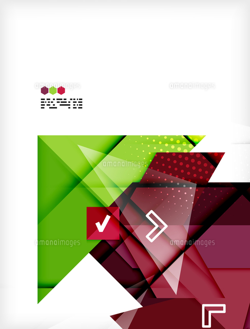 Hi-tech modern design template - futuristic modern straight geometric ...