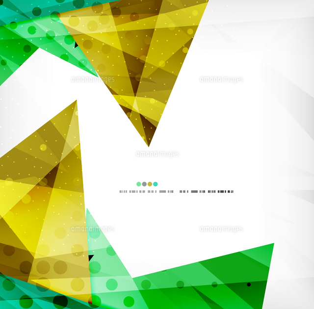 Abstract colorful overlapping shapes 3d composition[60016035502]の写真素材 ...