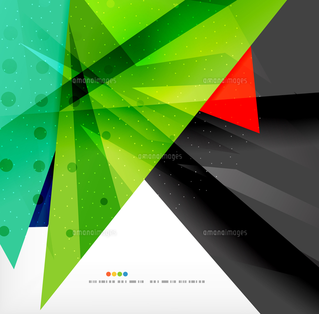 Abstract colorful overlapping shapes 3d composition[60016035549]の写真素材 ...